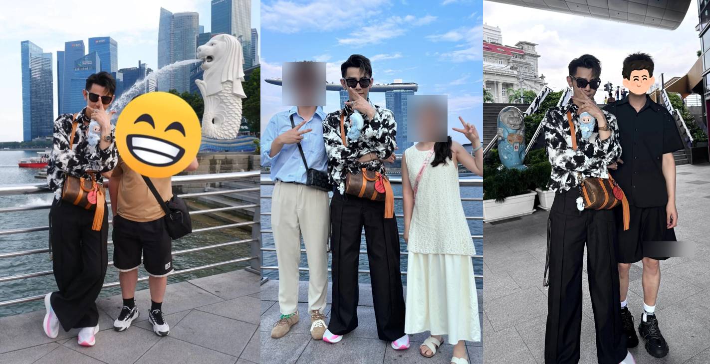 Jiro Wang at Merlion Park and Mandai Rainforest Resort after Lady Gaga's Singapore concert ...